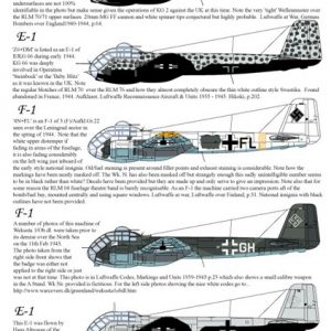 Aims JU 188 Collection 48D006 model aircraft transfers decals JU188