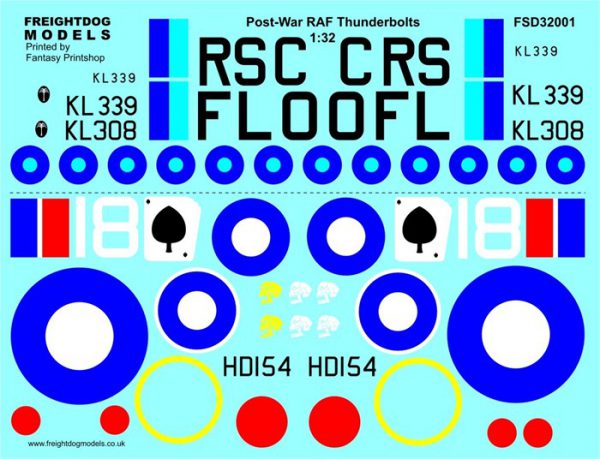 Freightdog FSD 32-001 P-47D Thunderbolts Immediate Post - War RAF ...