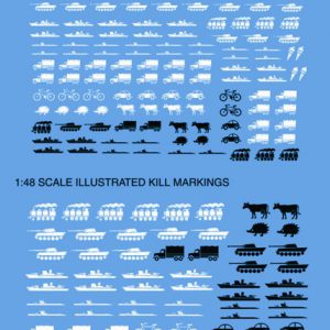 illustrated Kill Markings FP833 1/72 and 1/48 scale aircraft decals ...