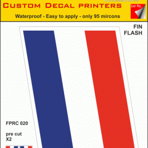 FPRC020 Fin Flash Decals Vinyl Stickers model Decals