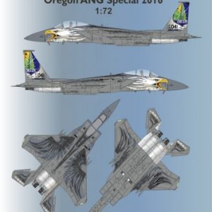 Euro Decals ED-72122 McDonnell Douglas F-15C Oregon ANG Special