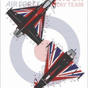 Euro Decals ED-136 2021 RAF Display Eurofighter Typhoon 1/-32scale