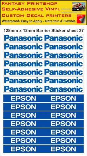 Scalextric Slot car Barrier Trackside Stickers Decals sheet 27