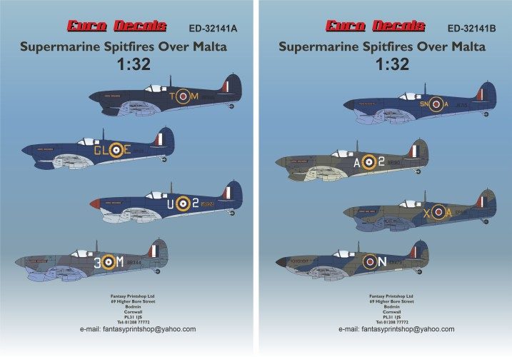 Fantasy Printshop - Spitfires over Malta - LSP Discussion - Large Scale ...